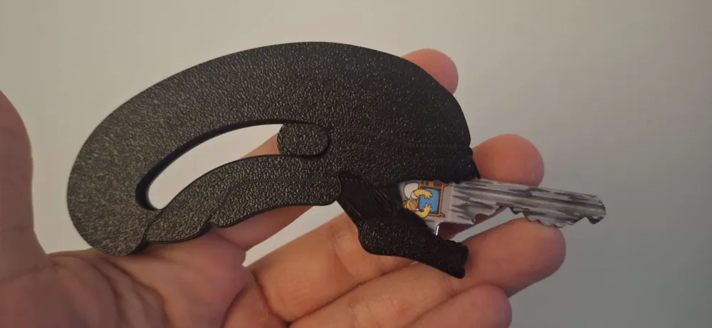 Alien key cover by Dinmor MakerWorld: Download Free 3D Models