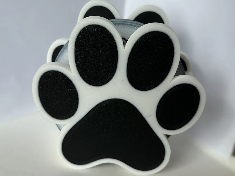 Cute Maltese Dog Coaster by bmish buildsMakerWorld: Download Free 3D Models