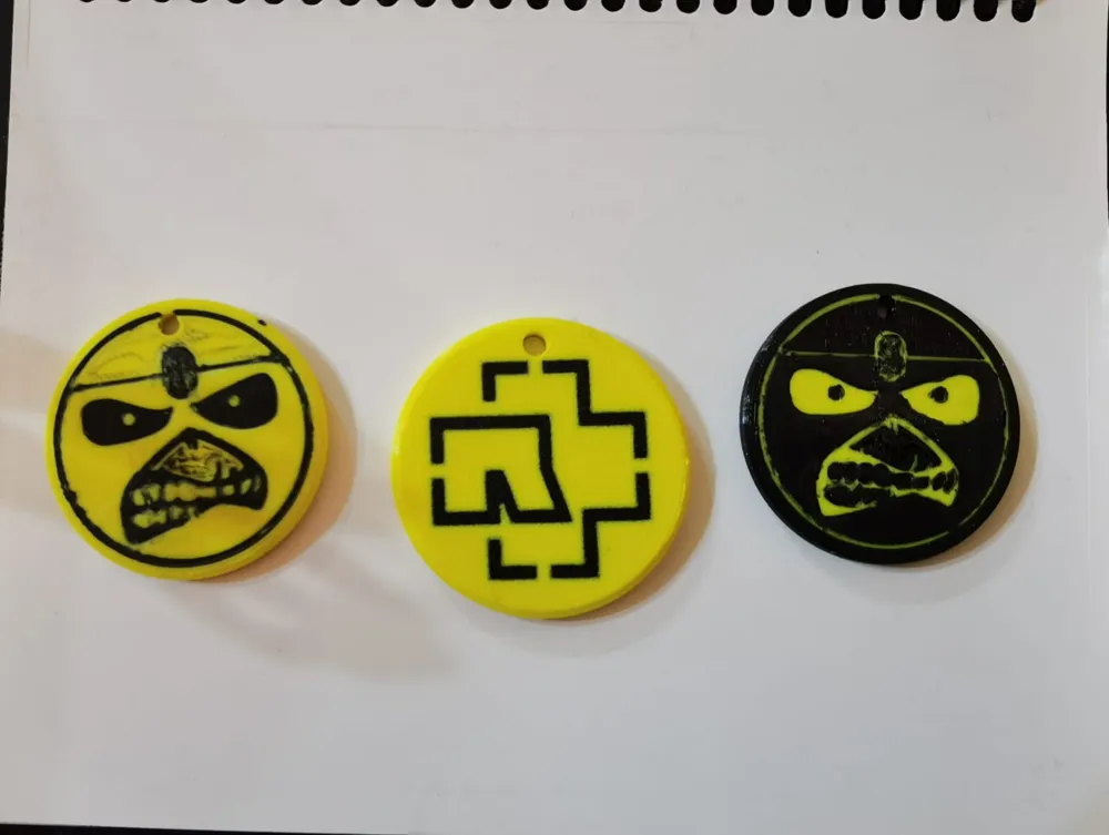 Rammstein & Iron Maiden - Free 3D Print Model - MakerWorld