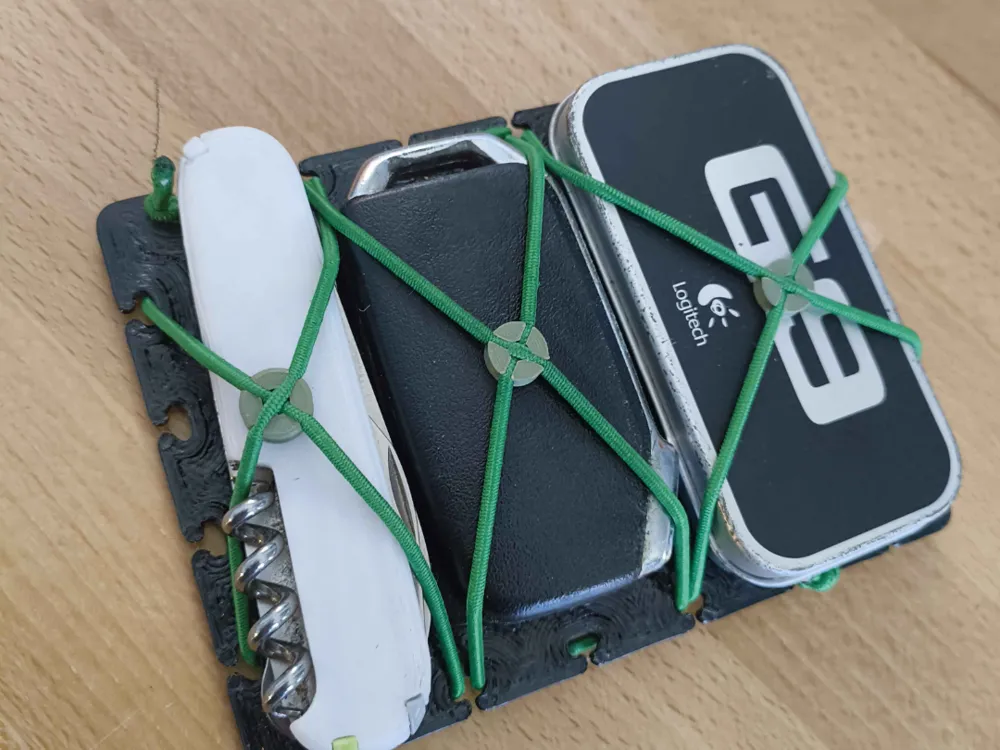 Earthling EDC Pocket Rack Tool Organizer - Free 3D Print Model - MakerWorld
