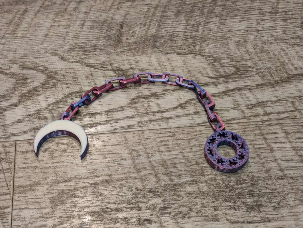 Spinner bracelet chain link spinner-print in place by taylormadearmy ...