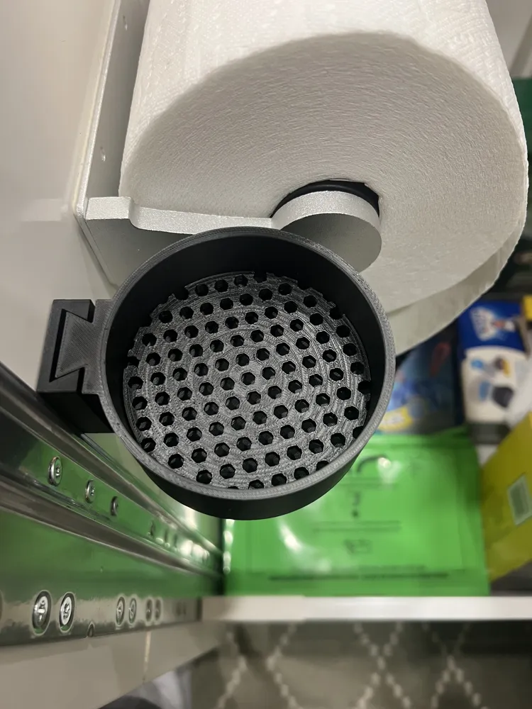 Wall Mounted Dish Brush Holder, Easy Drain & Clean - Free 3D Print ...