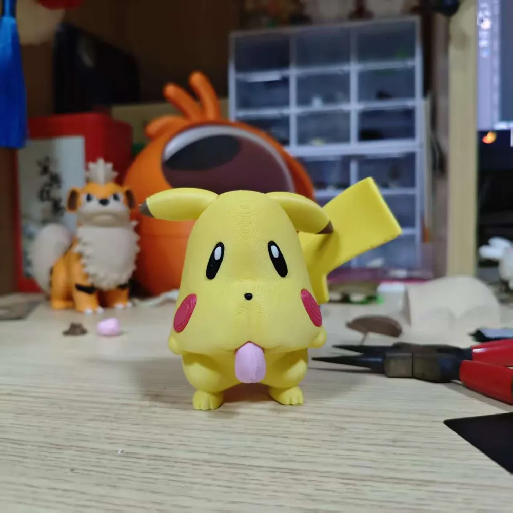 mini funny Pikachu about 7cm - Free 3D Print Model - MakerWorld
