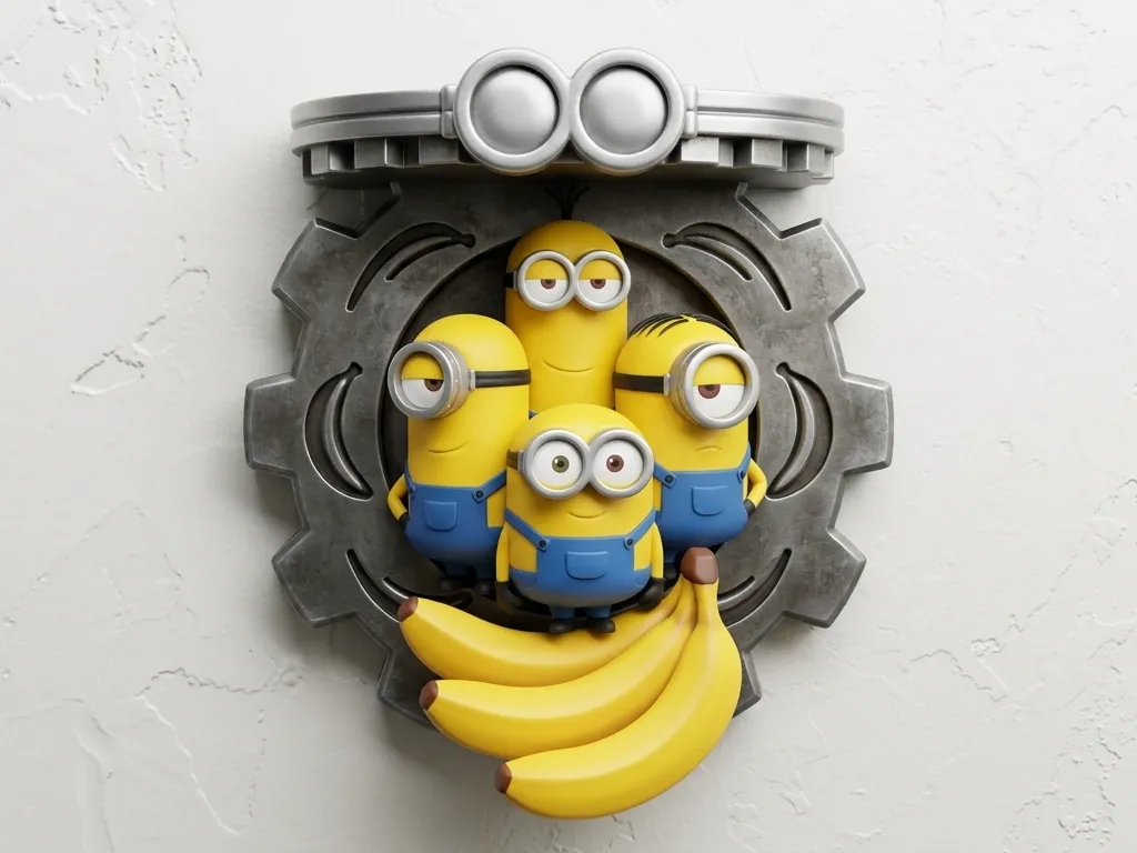 Estante Minions - Modelo de impresión 3D gratuito - MakerWorld