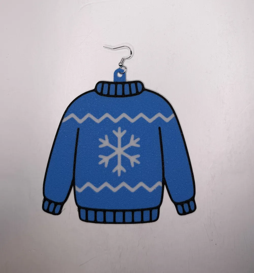 Mini Ugly Sweater Christmas Ornaments - Free 3D Print Model - MakerWorld