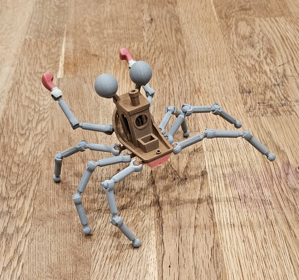 Legs McBoatface - The Benchy Spider by _boriz MakerWorld: Download Free ...