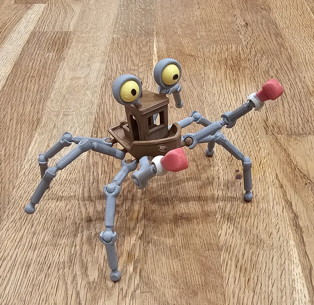 Legs McBoatface - The Benchy Spider by _boriz MakerWorld: Download Free 3D Models