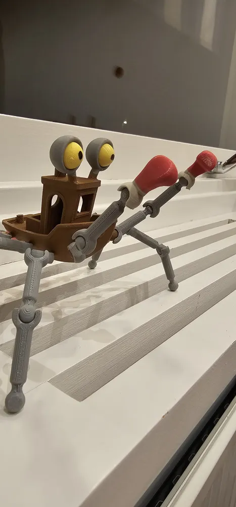 Legs McBoatface - The Benchy Spider by _boriz MakerWorld: Download Free ...