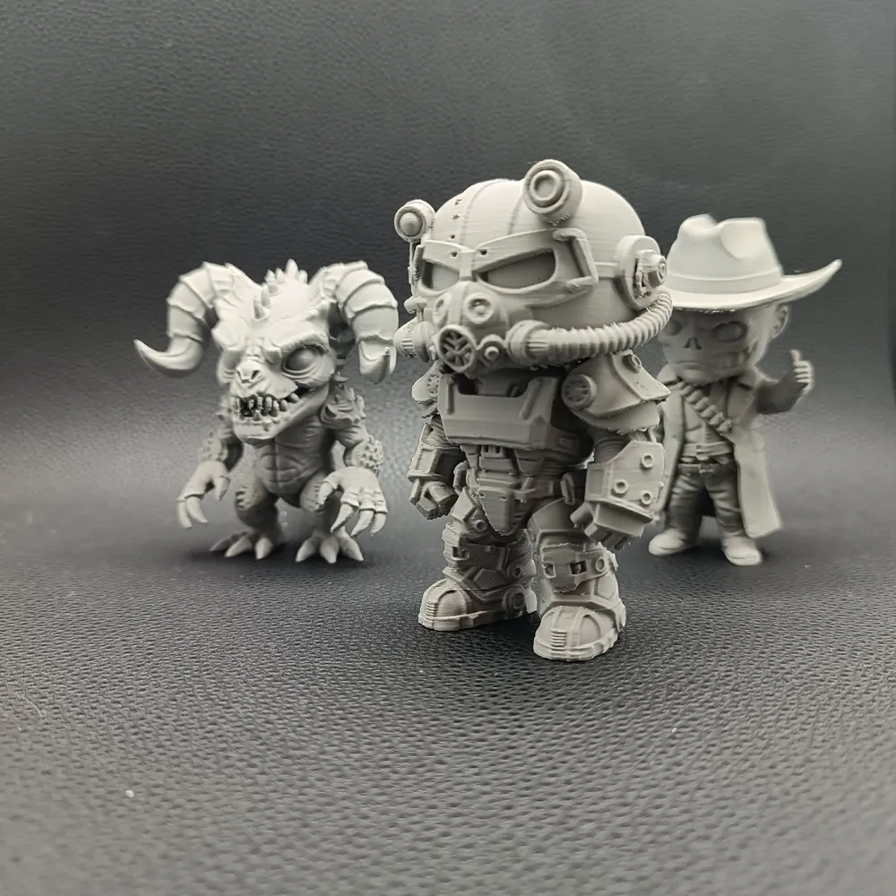 FALLOUT CHIBI WASTELAND SERIES - Free 3D Print Model - MakerWorld