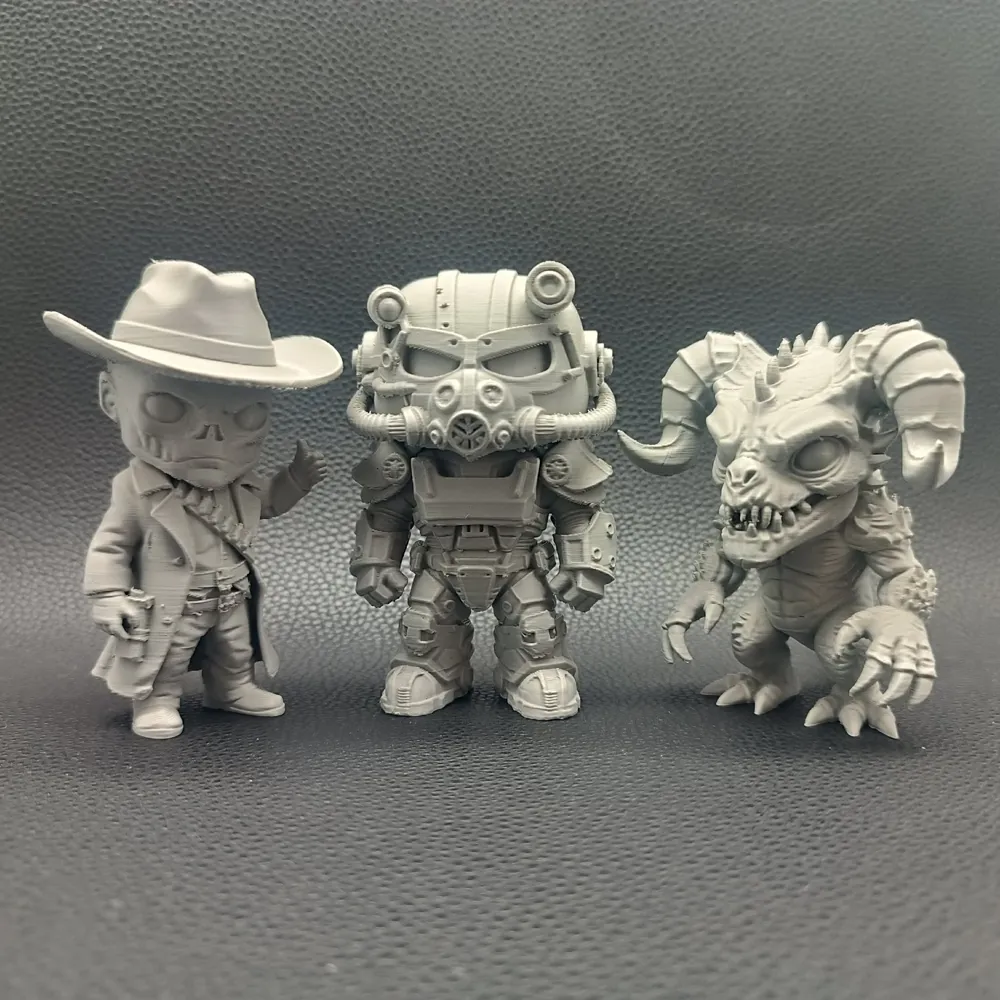 FALLOUT CHIBI WASTELAND SERIES - Free 3D Print Model - MakerWorld