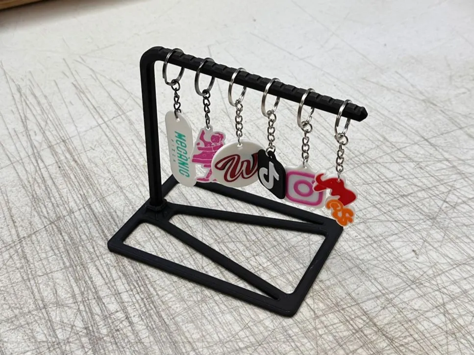Keychain Display Stand Dispenser 2 by Kevin Yufe MakerWorld: Download ...
