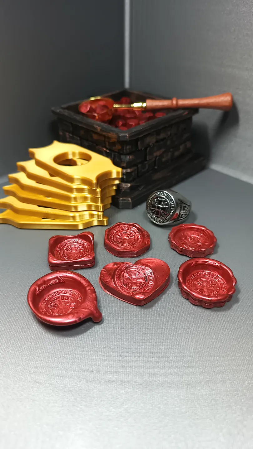 Custom 3D-Printed Seal Molds – 10 Unique Designs! by 3D.printing ...
