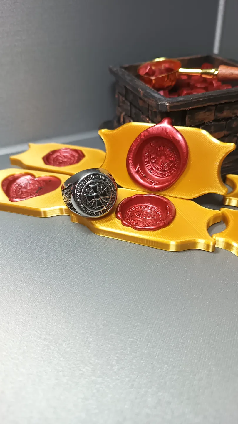 Custom 3D-Printed Seal Molds – 10 Unique Designs! by 3D.printing ...