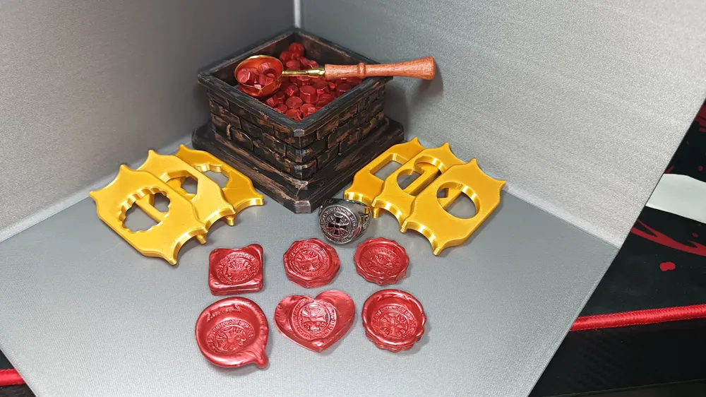 Custom 3D-Printed Seal Molds – 10 Unique Designs! by 3D.printing ...