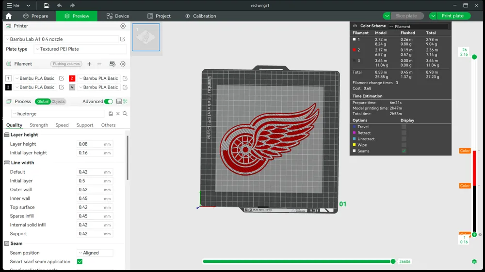 Detroit Red Wings by Naltz MakerWorld: Download Free 3D Models