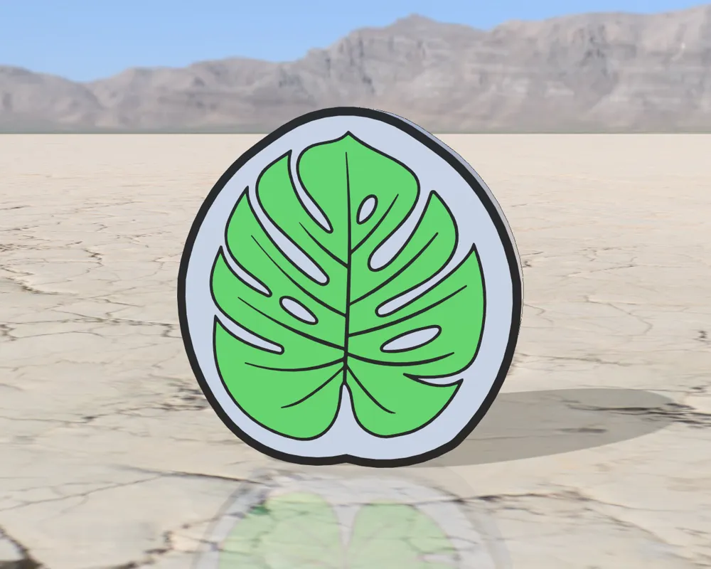 Monstera Leaf LED Lamp by Tyler - MakerWorld