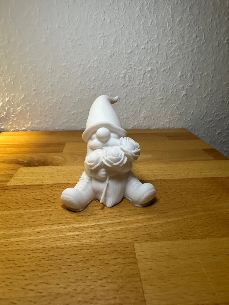 Rose Gnome - Free 3D Print Model - MakerWorld