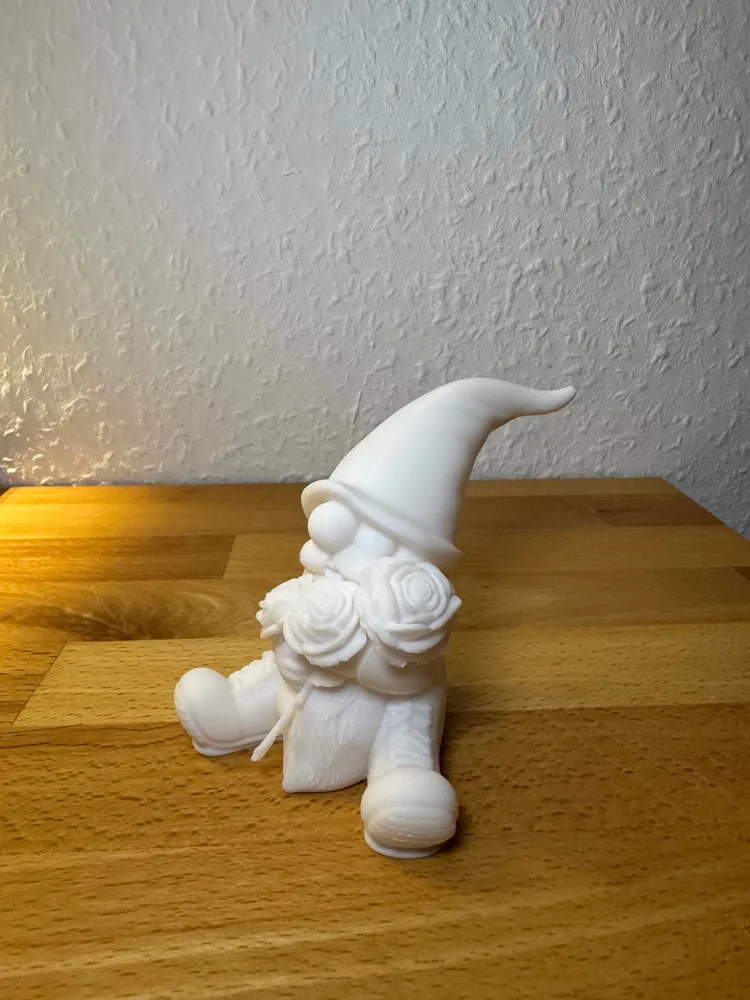 Rose Gnome - Free 3D Print Model - MakerWorld
