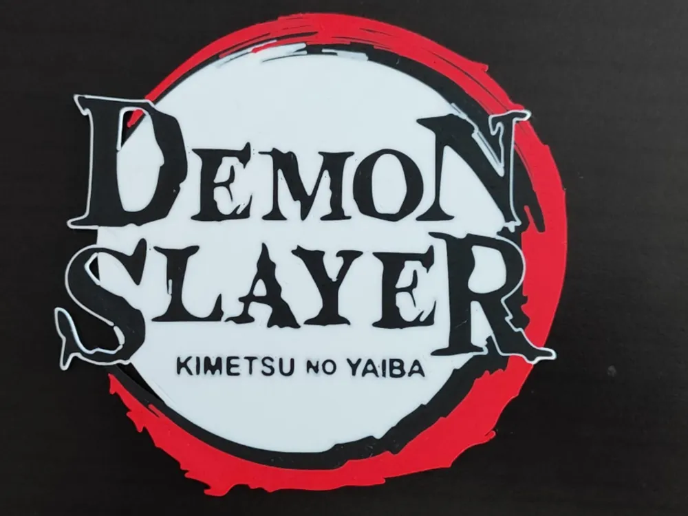 Demon Slayer LOGO Coasters by LuckyMars MakerWorld: Download Free 3D Models