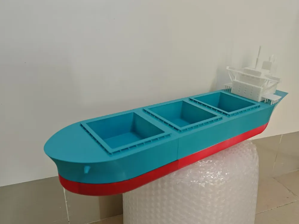 Cargo Ship Model Storage Box by 船模爱好者 MakerWorld: Download Free 3D Models