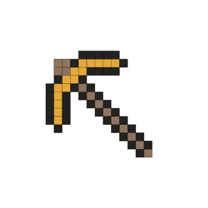 Minecraft Gold Pickaxe by WF3Dprinting - MakerWorld