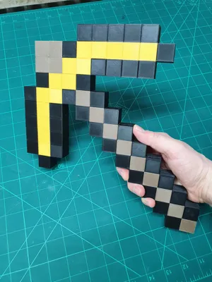 Minecraft Tool Keychains | Pickaxe | Sword | Axe | Shovel | Hoe | Multi ...