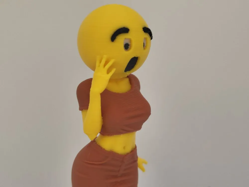 Woman emoji by Reybrond MakerWorld: Download Free 3D Models