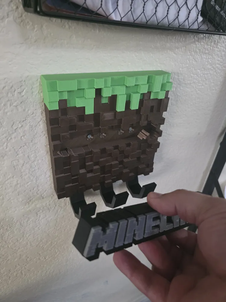 Minecraft logo hanger by DMurr5050 MakerWorld: Download Free 3D Models
