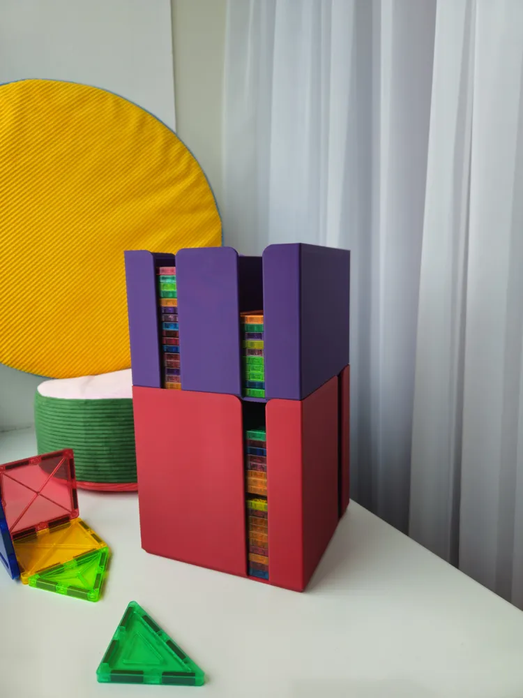 Stackable Magnetic Tile Organizer - A1 Mini ready - Free 3D Print Model ...