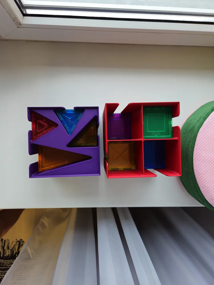 Stackable Magnetic Tile Organizer - A1 Mini ready - Free 3D Print Model ...