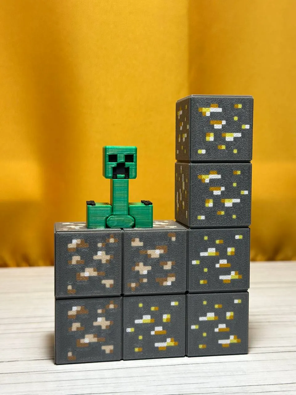 Minecraft Golden Ore by kirimba MakerWorld: Download Free 3D Models