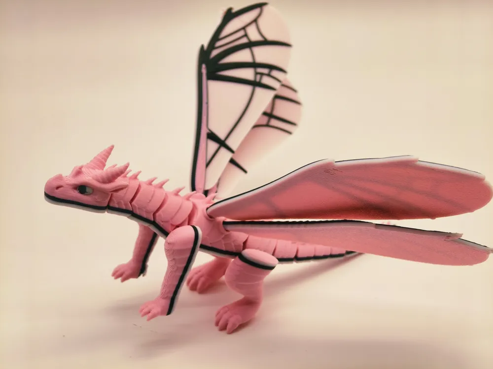 Baby Wyvern, no supports, A1 mini printable - Free 3D Print Model ...