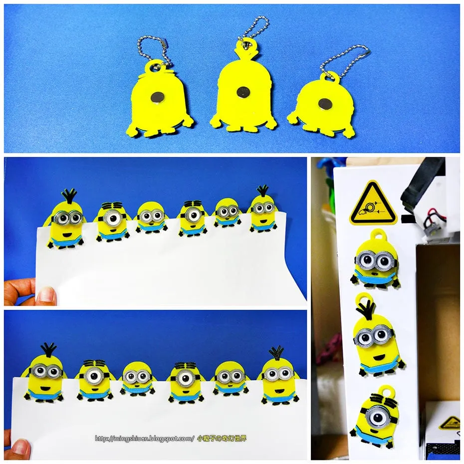 Minions Keychain / Paper Clip / Bag Clip / Money Clip / Bookmark ...