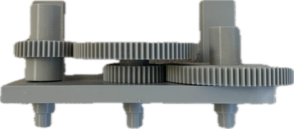 Fully 3D Printed Compound Gear Ratio Demonstrator by ShP24 - MakerWorld