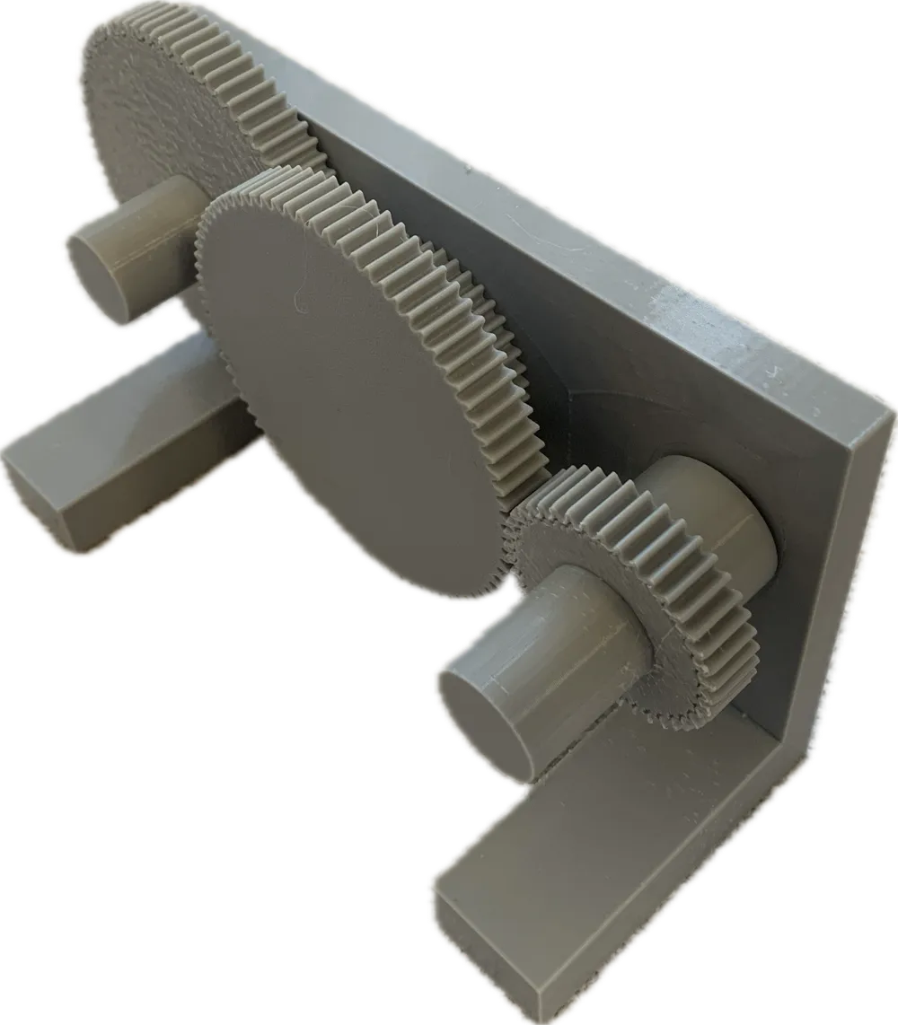 Fully 3D Printed Compound Gear Ratio Demonstrator by ShP24 - MakerWorld