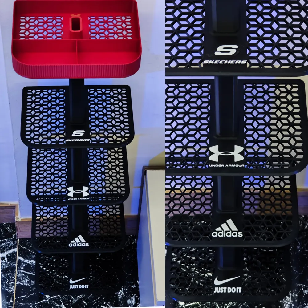 Shoe Racks \ Adidas-Nike-Under Armour-Skechers by 3D Paint Lab ...