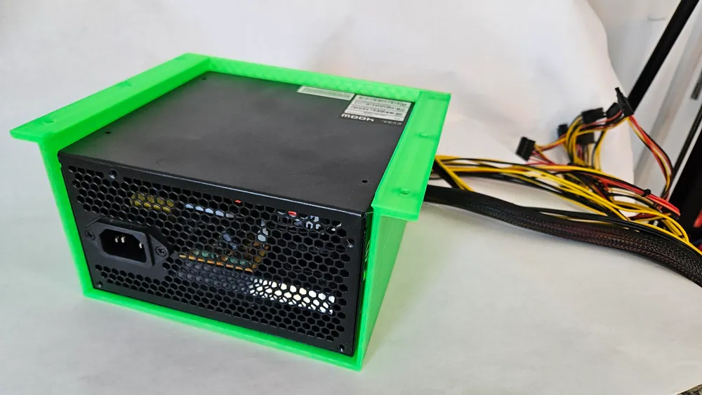 Under Cabinet Power Supply Mount - Simple Print by Maker DaveMakerWorld ...