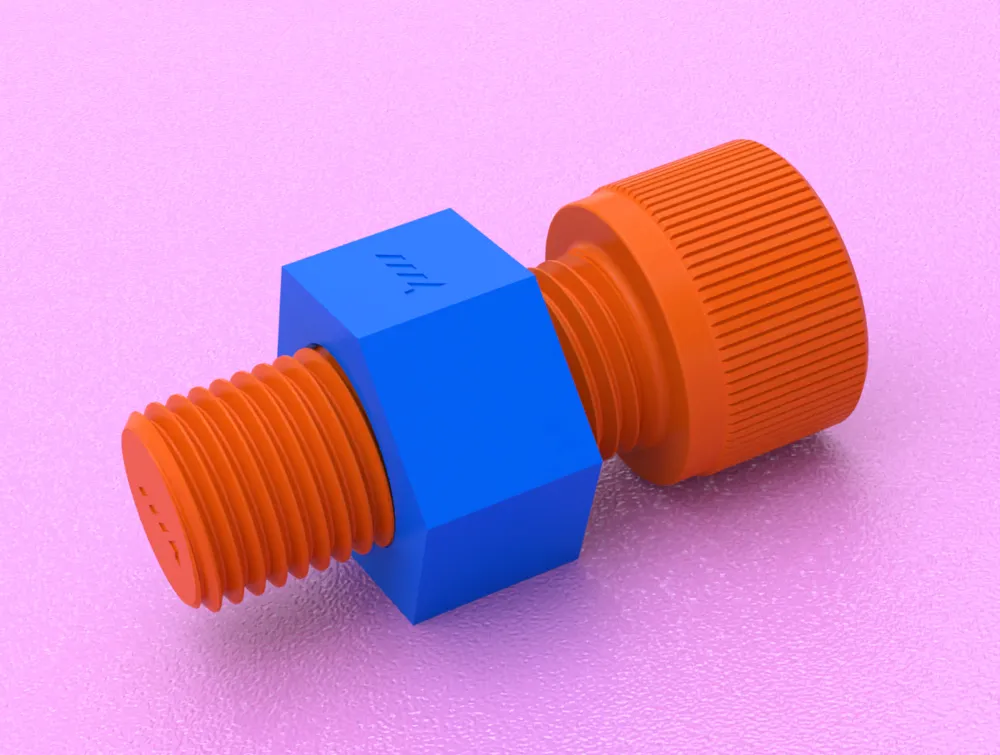 STL Hardware Components – M42 Nut and Bolt by STL Hardware Parts ...