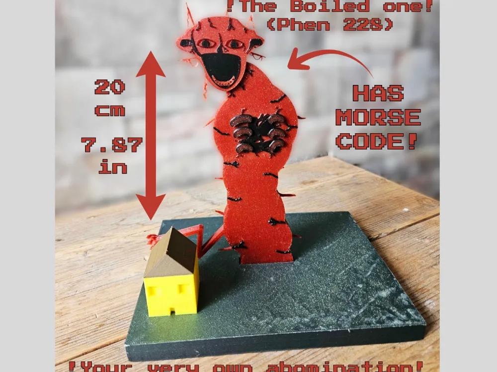 Boiled One (with Stand) - Free 3D Print Model - MakerWorld