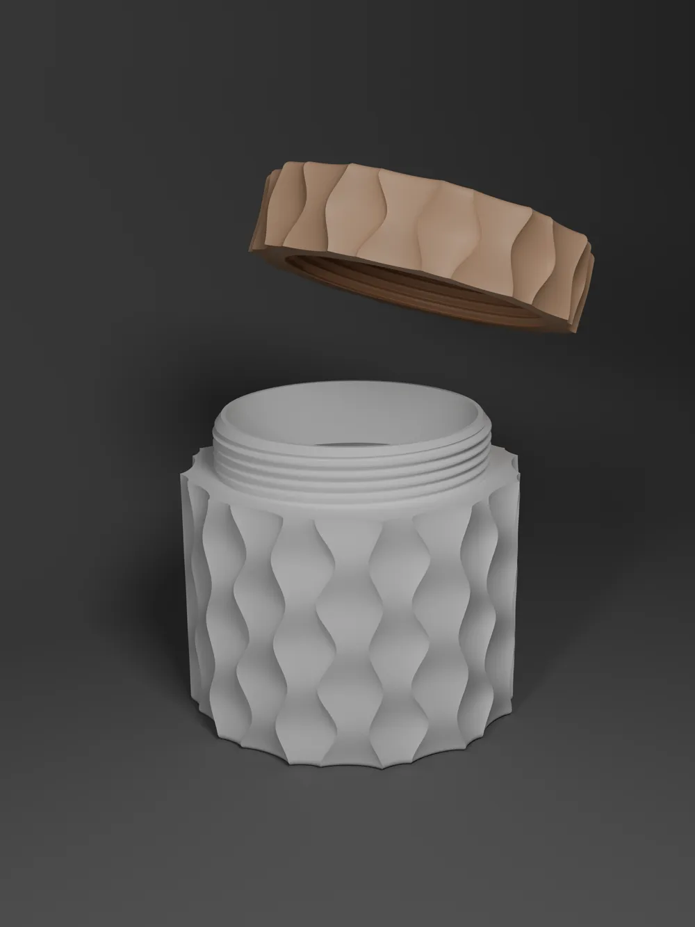 Mini contenedor de rosca - Modelo de impresión 3D gratuito - MakerWorld