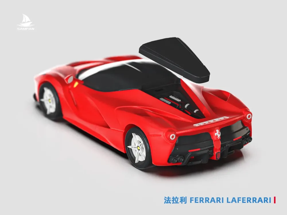 【Ferrari LaFerrari】Ferrari LaFerrari 1/64 Scale Model Car with Movable ...