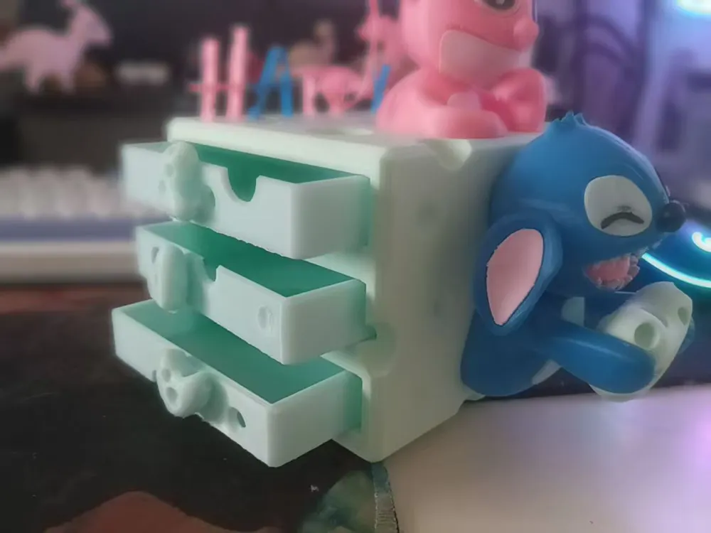 Stitch and Angel's Jewelry Box - Free 3D Print Model - MakerWorld
