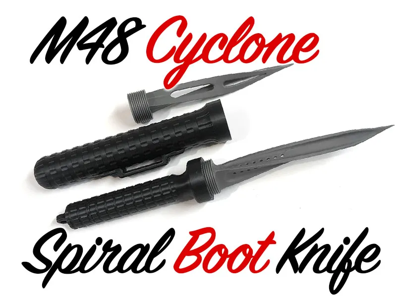 M48 Cyclone Spiral Boot Knife by stefanobaraldo1 - MakerWorld