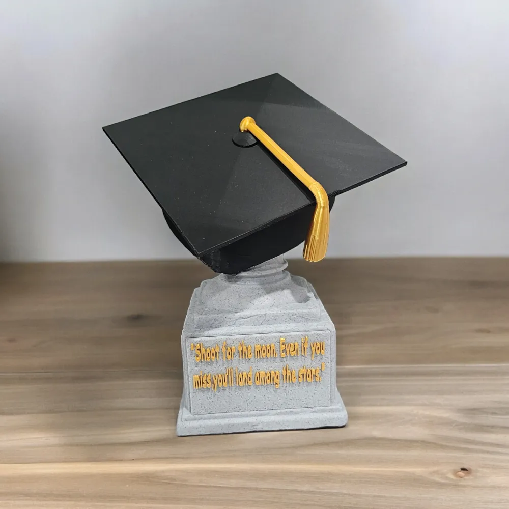 Graduation Trophy - Free 3D Print Model - MakerWorld