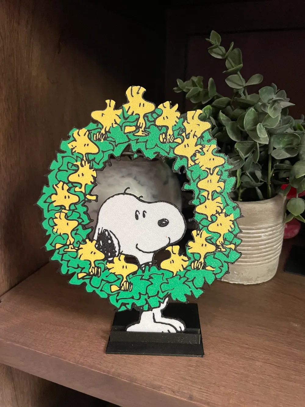 Snoopy Lots of Woodstocks / 4 color / Christmas - Free 3D Print Model ...