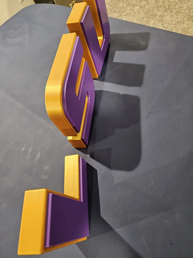 Big LSU Logo - Free 3D Print Model - MakerWorld