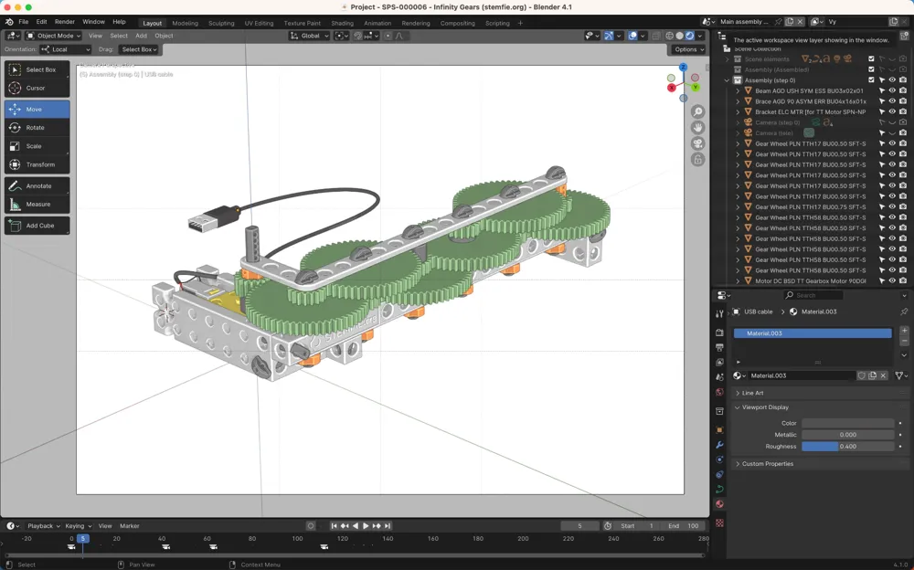 STEMFIE Infinity Gears by Stemfie3D MakerWorld: Download Free 3D Models