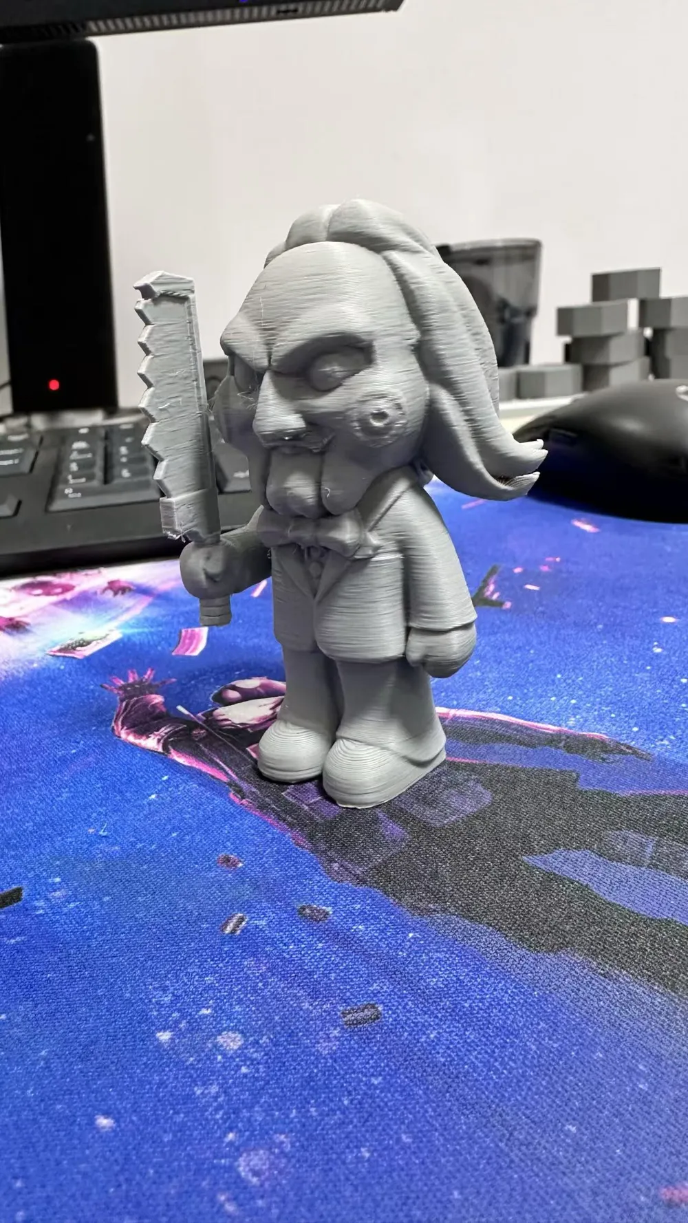 Saw Jigsaw Puppet Model by CC MakerWorld: Download Free 3D Models