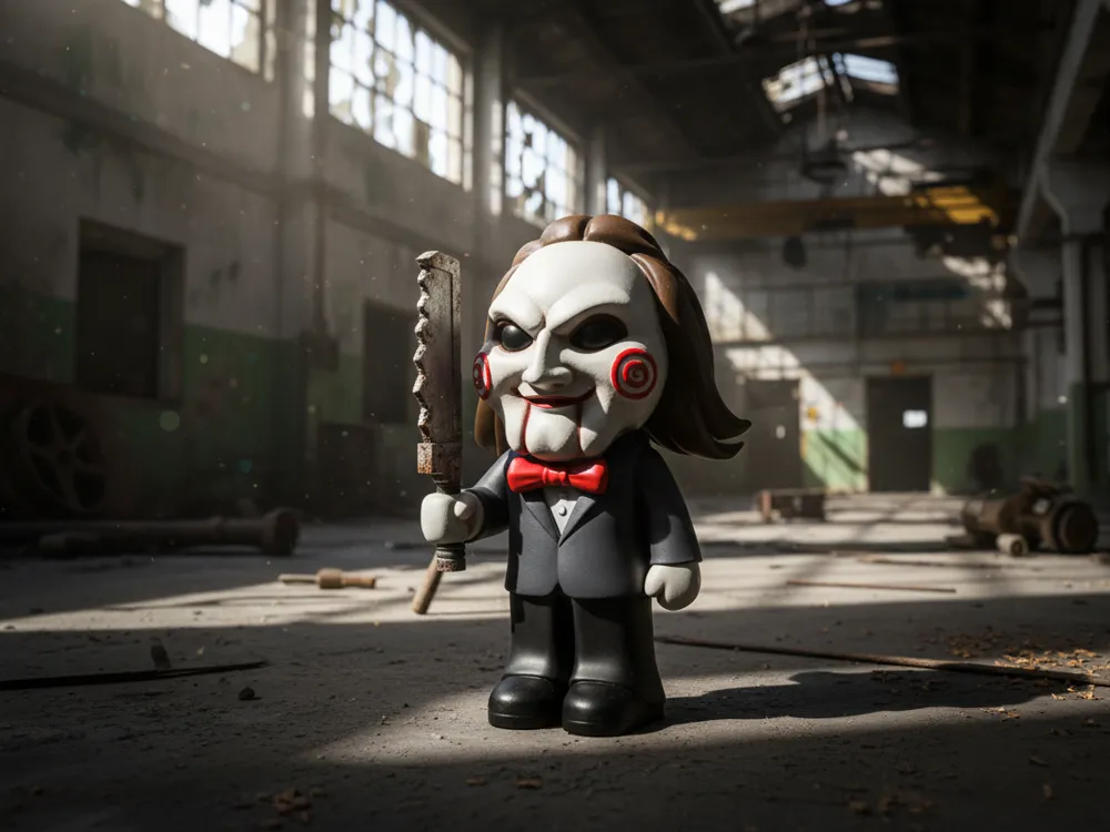 Saw Jigsaw Puppet Model by CC MakerWorld: Download Free 3D Models