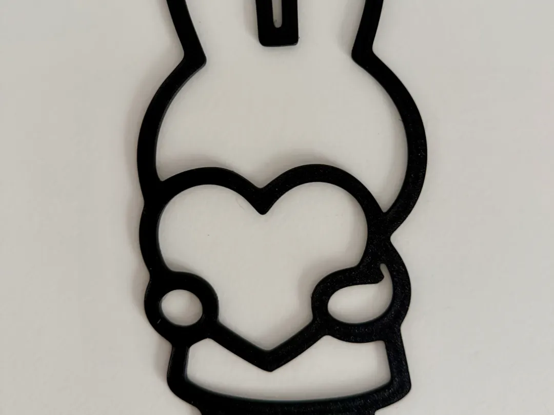 Miffy with a heart - Free 3D Print Model - MakerWorld